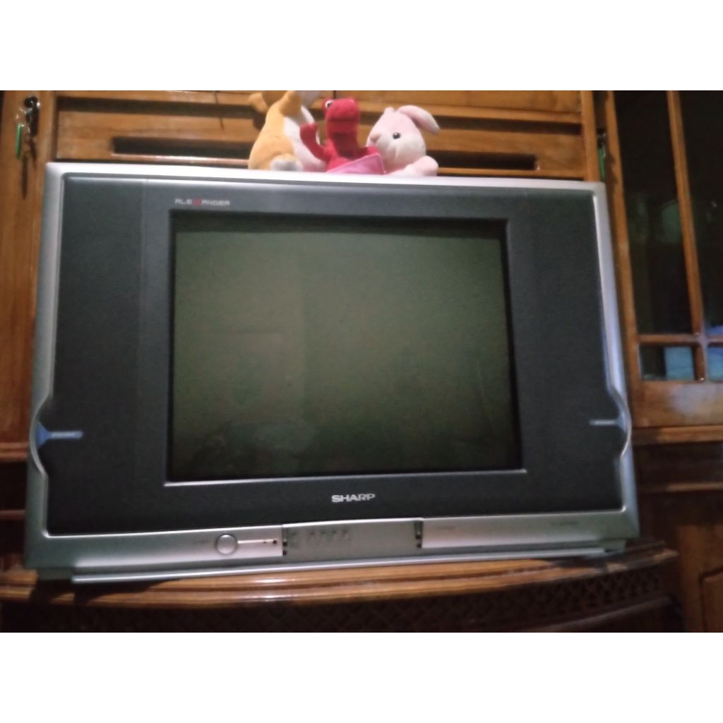 Jual TV Tabung SHARP Second Murah 21 inchi layar datar sudah digital ...