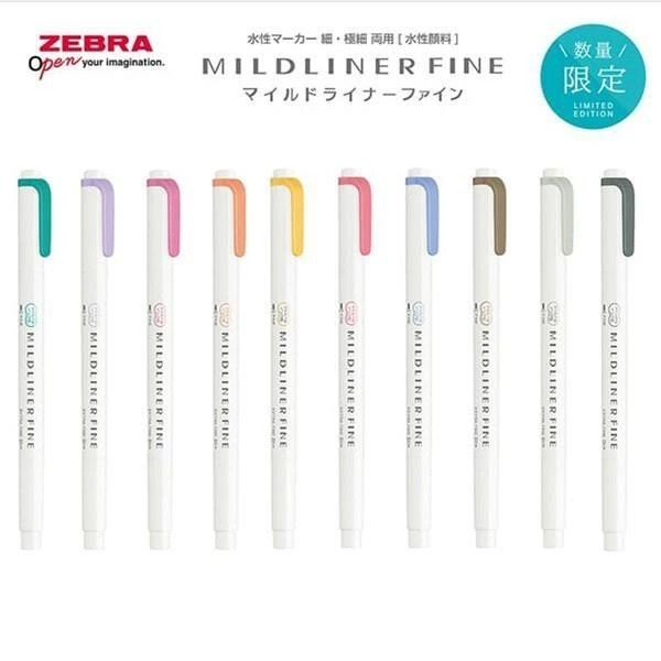 Jual Zebra Mildliner Fine Double Sided Marker Fine Liner Line ...