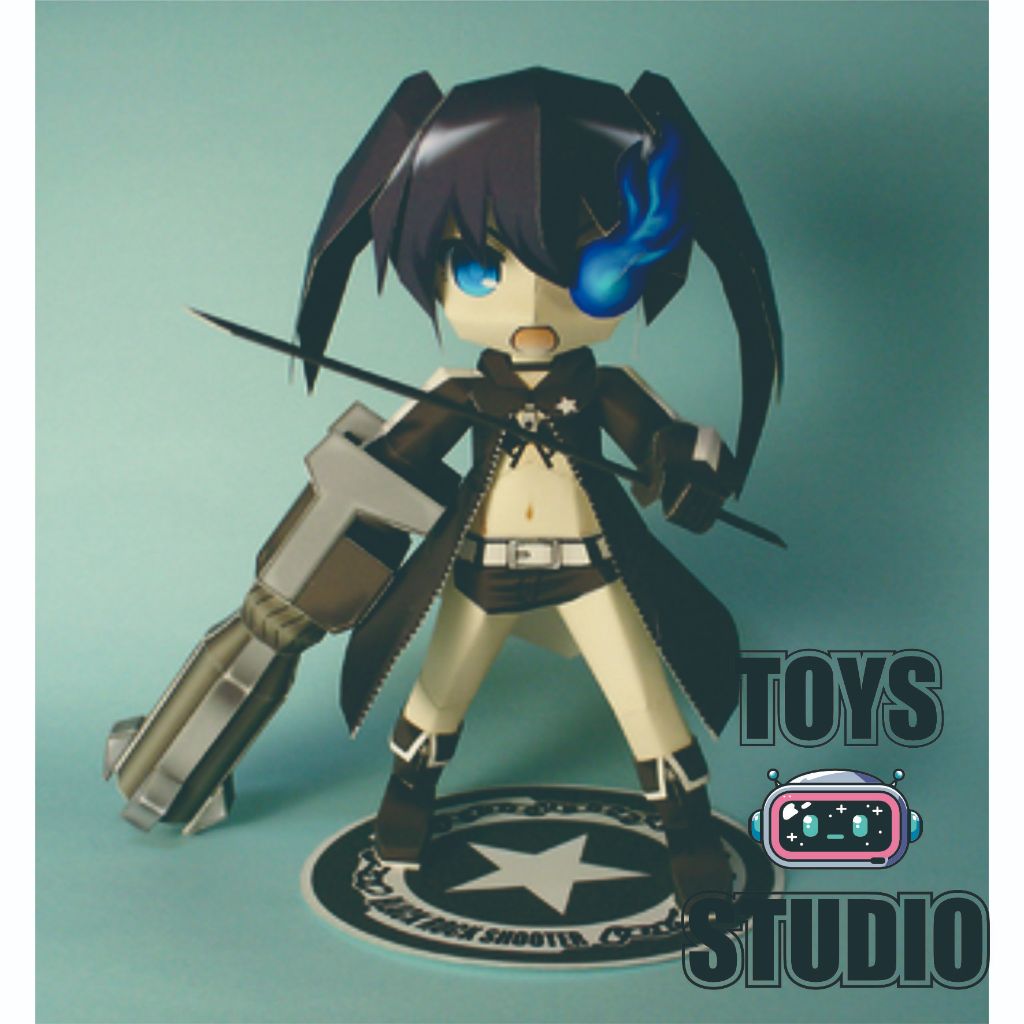 Jual Template Papercraft Model Black Rock Shooter | Shopee Indonesia
