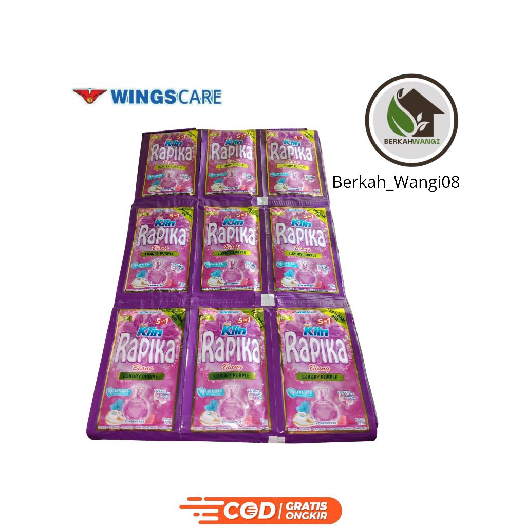 Jual Rapika Biang Luxury Purple 5in1 sachet 7ml (1renteng isi 12pcs ...