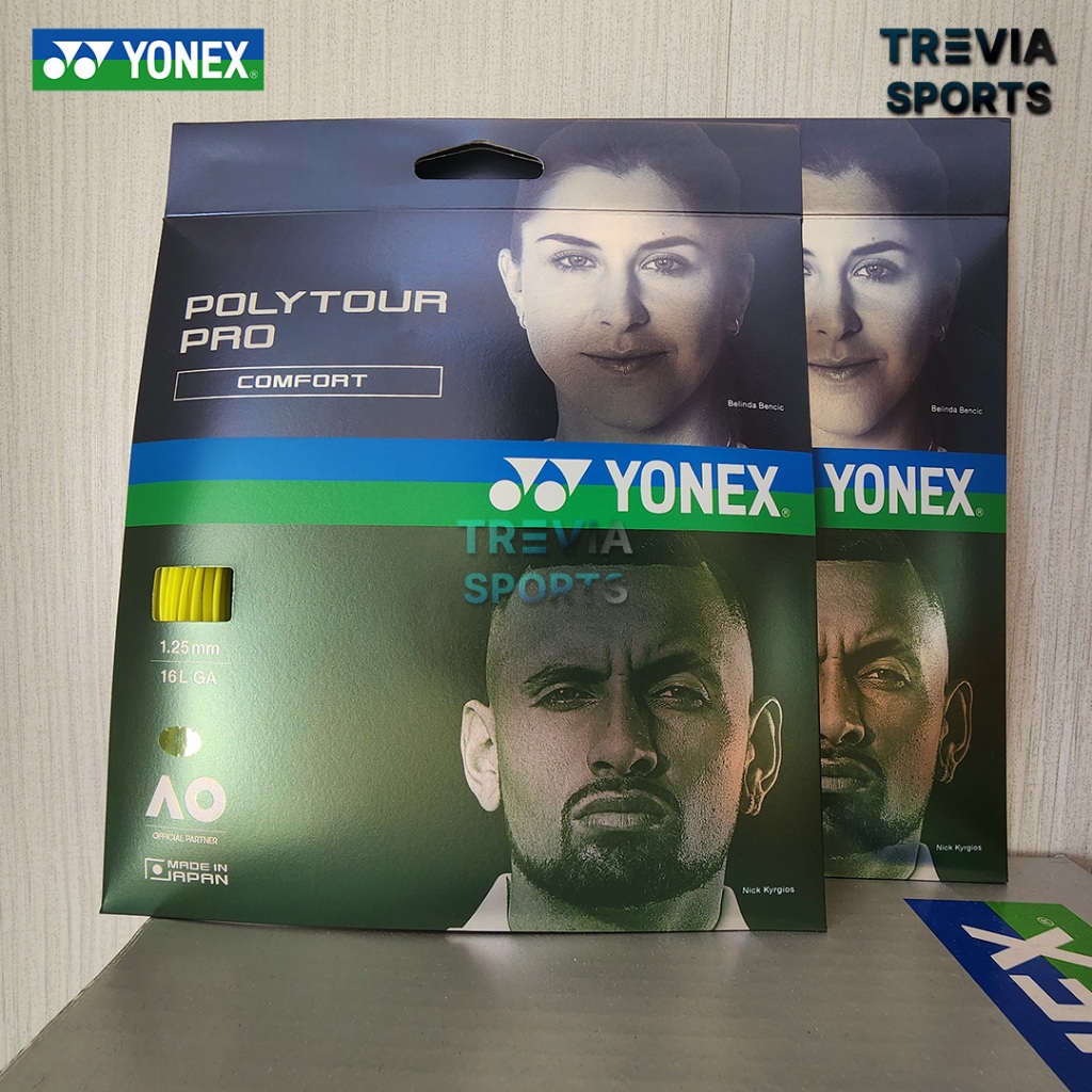 Jual Senar Tenis YONEX POLYTOUR PRO COMFORT 125 Original | Shopee Indonesia