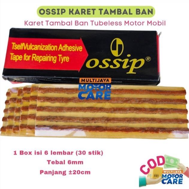 Jual Karet Tambal Ban Tubeless TEKIRO Cacing Tubles Tire Seal String ...