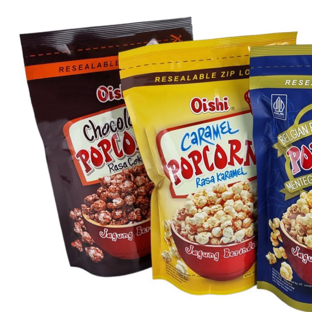 Jual oishi popcorn 100g - oishi popcorn pouch | Shopee Indonesia