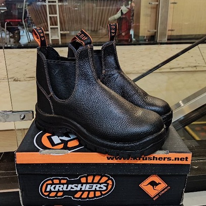 Jual Safety Shoes Krusher Nevada Black Original | Shopee Indonesia