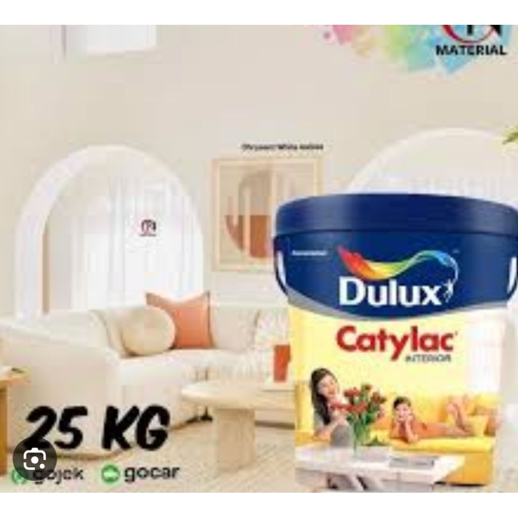 Jual catylac interior 25kg 25 kg crysan white chrysan white cat dinding ...