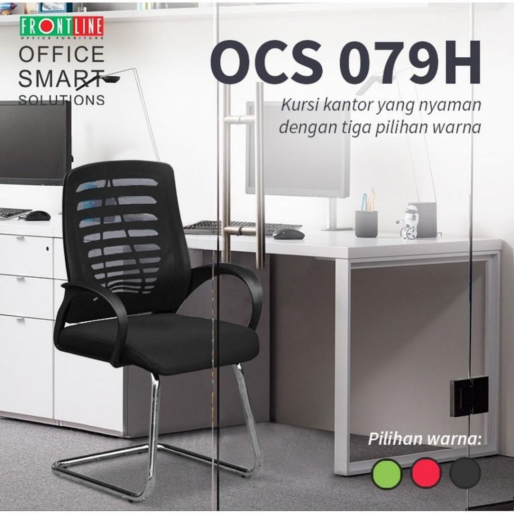 Jual Kursi Kantor Hadap Frontline OCS 079 Kursi Kerja | Shopee Indonesia