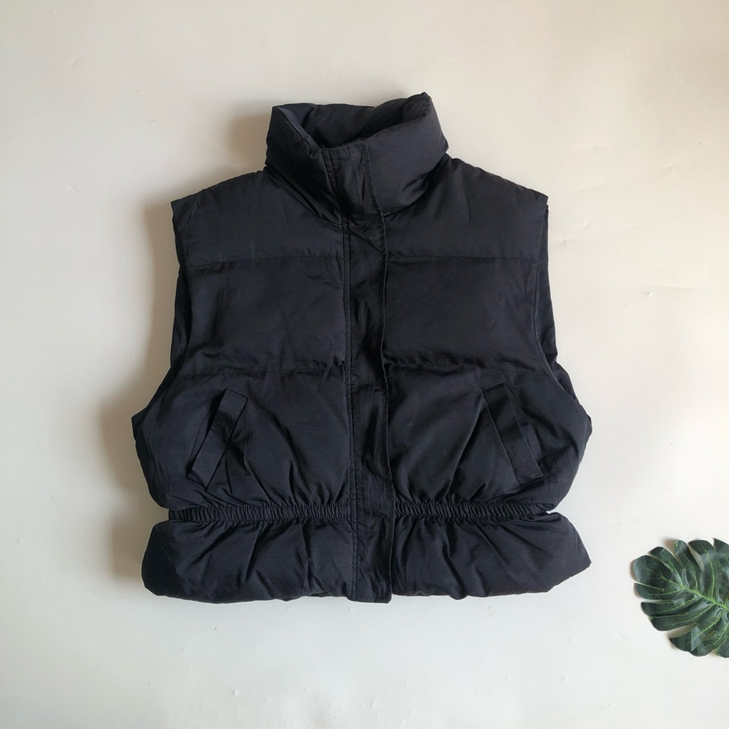 Jual SRT Black Puffer Vest Rompi | Shopee Indonesia