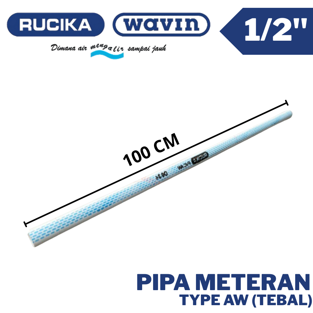 Jual PIPA METERAN RUCIKA 1/2" AW PIPA PRALON 1/2 AW PIPA AIR 1/2 AW ...