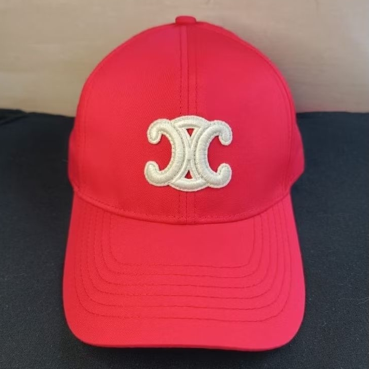 Jual Topi Baseball CELINE Paris Merah | Shopee Indonesia