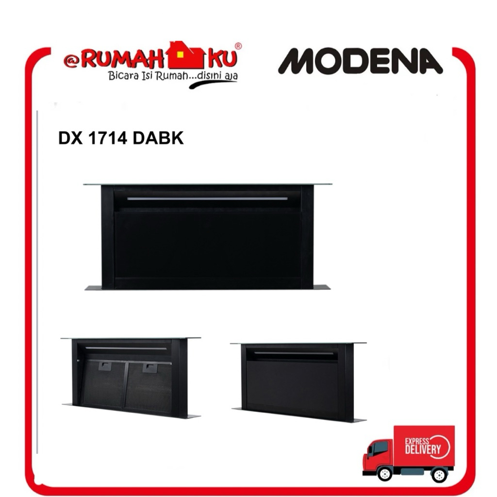 Jual MODENA DX 1714 DABK/ Cooker Hood Downdraft DX1714DABK | Shopee ...