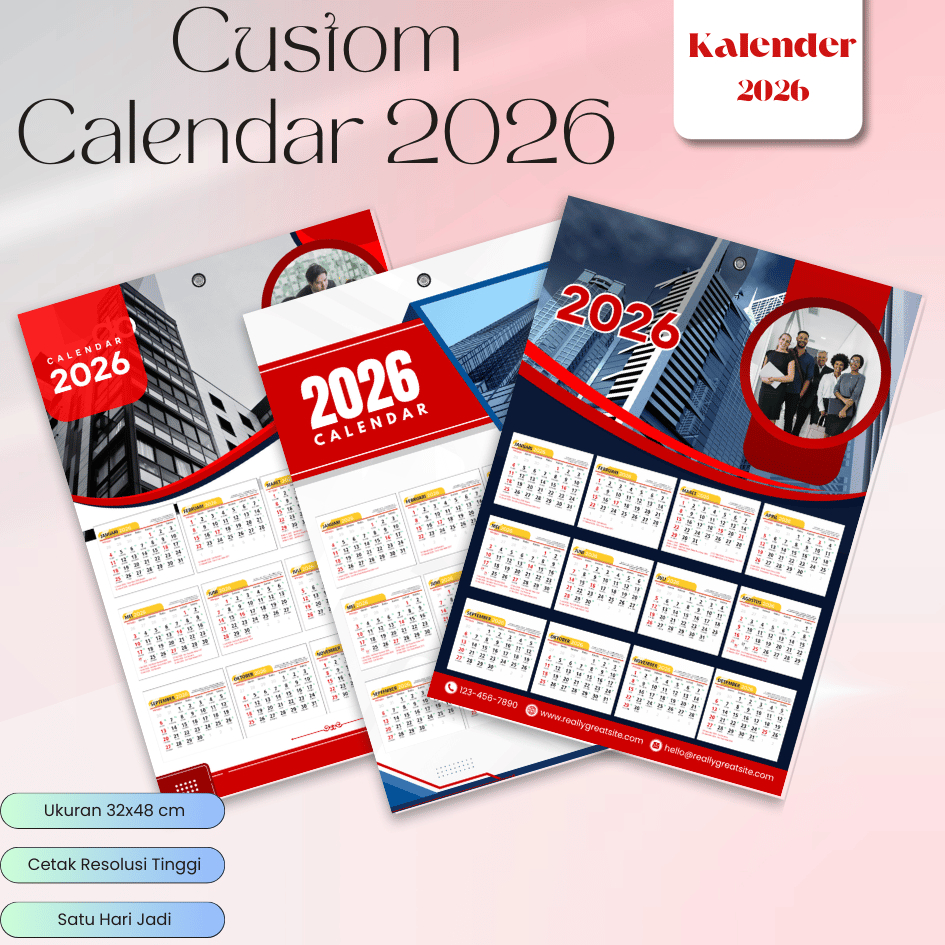 Jual KALENDER DINDING CUSTOM FOTO 2026 DESAIN TERBARU | Shopee Indonesia
