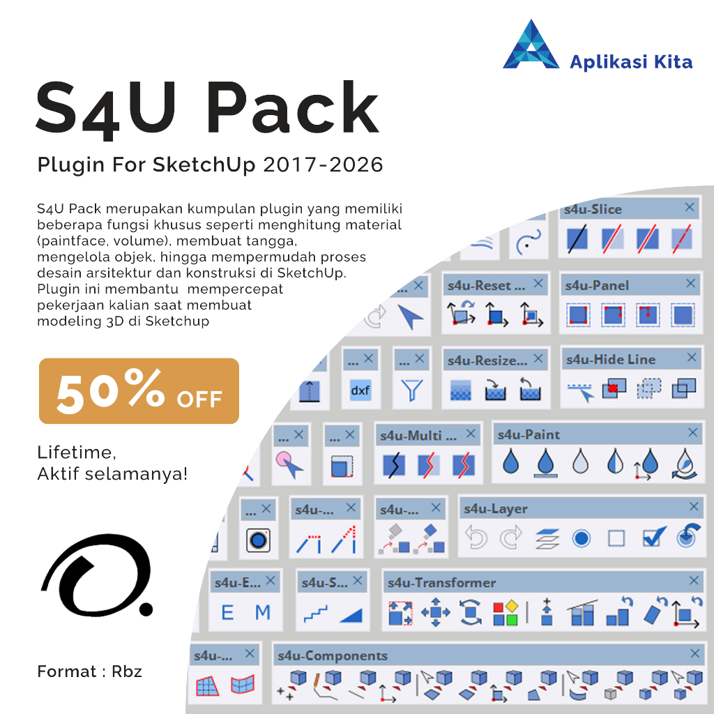 Jual S4U Pack (SuforYou) for SketchUp - For Windows | Shopee Indonesia