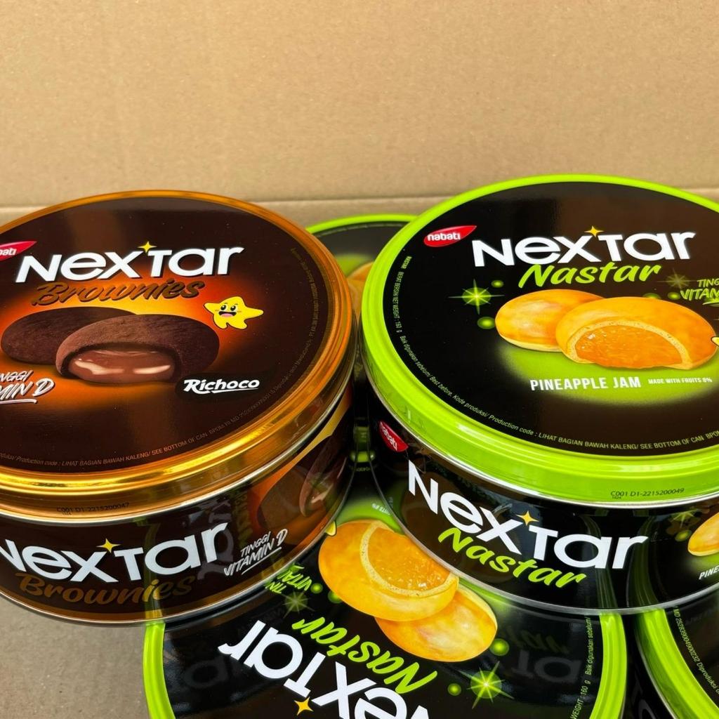 Jual Nextar Nastar Nanas Cokelat KALENG 160 Grams makanan ringan snack ...