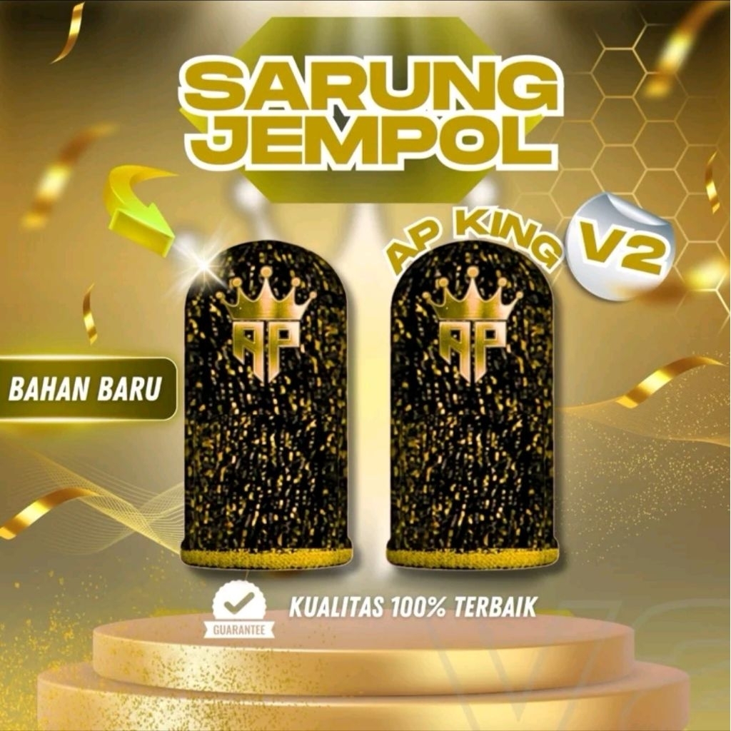 Jual ap king v2 sarung jempol gaming pro player reflektif logo serat ...