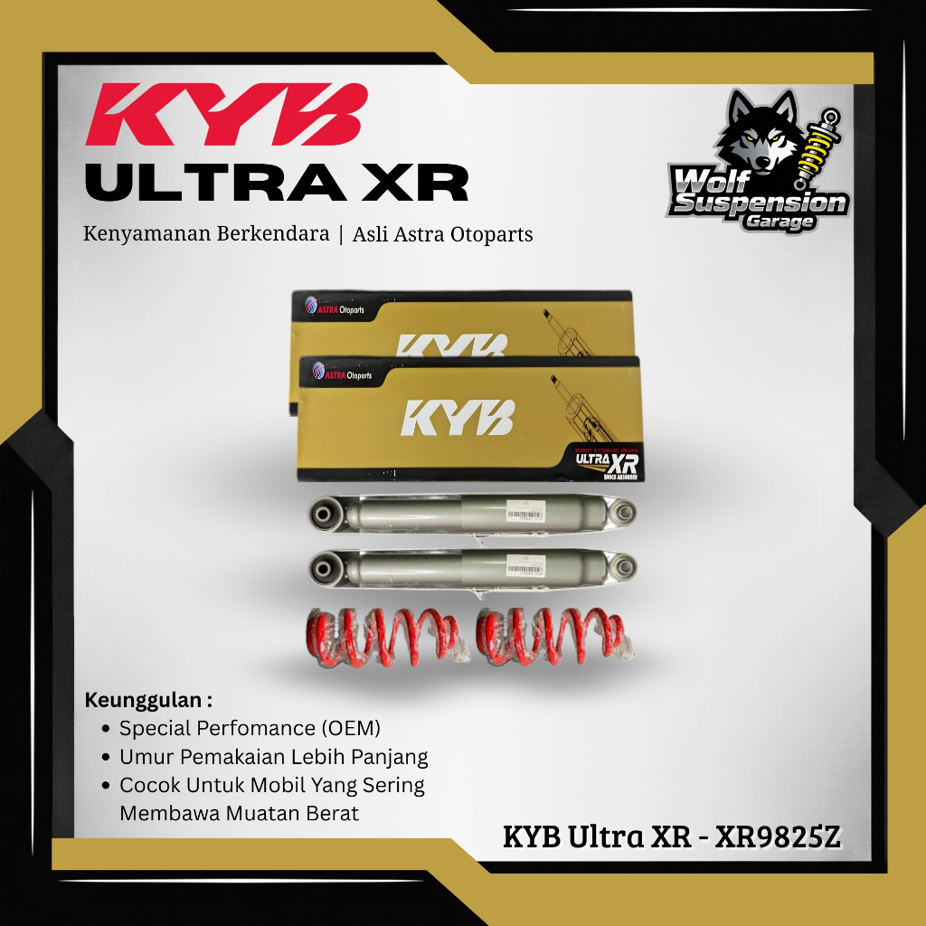 Jual Kayaba / KYB Ultra XR Shockbreaker Belakang + Spring Per Mobil New ...