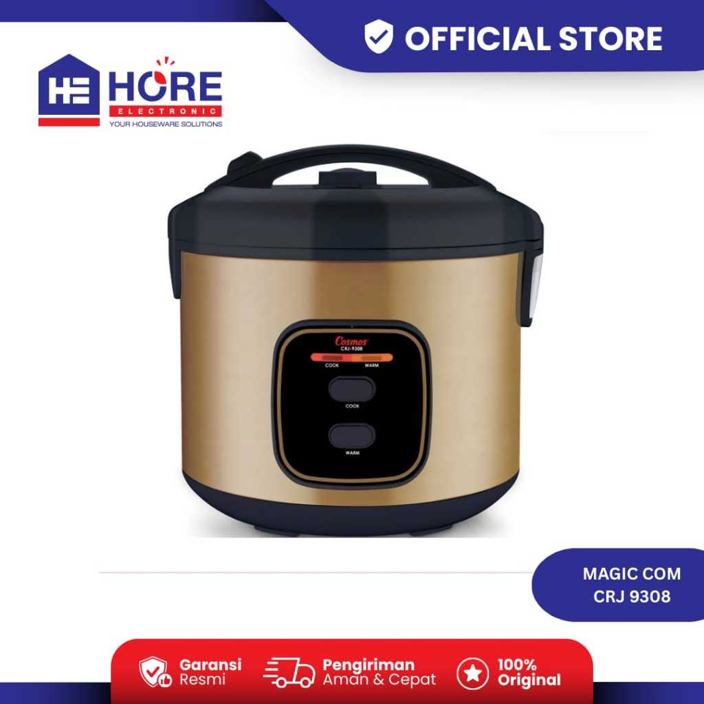 Jual Magic Com Cosmos 2 Liter Stainless CRJ 9308 - CRJ9308 2L Rice ...