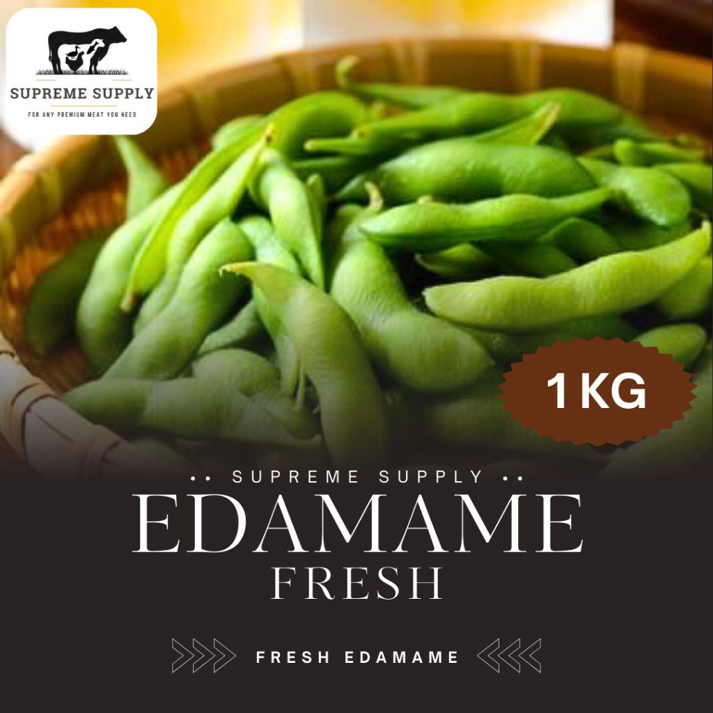 Jual PREMIUM Fresh Edamame 1 kg | Fresh Halal Organic Edamame Kedelai ...