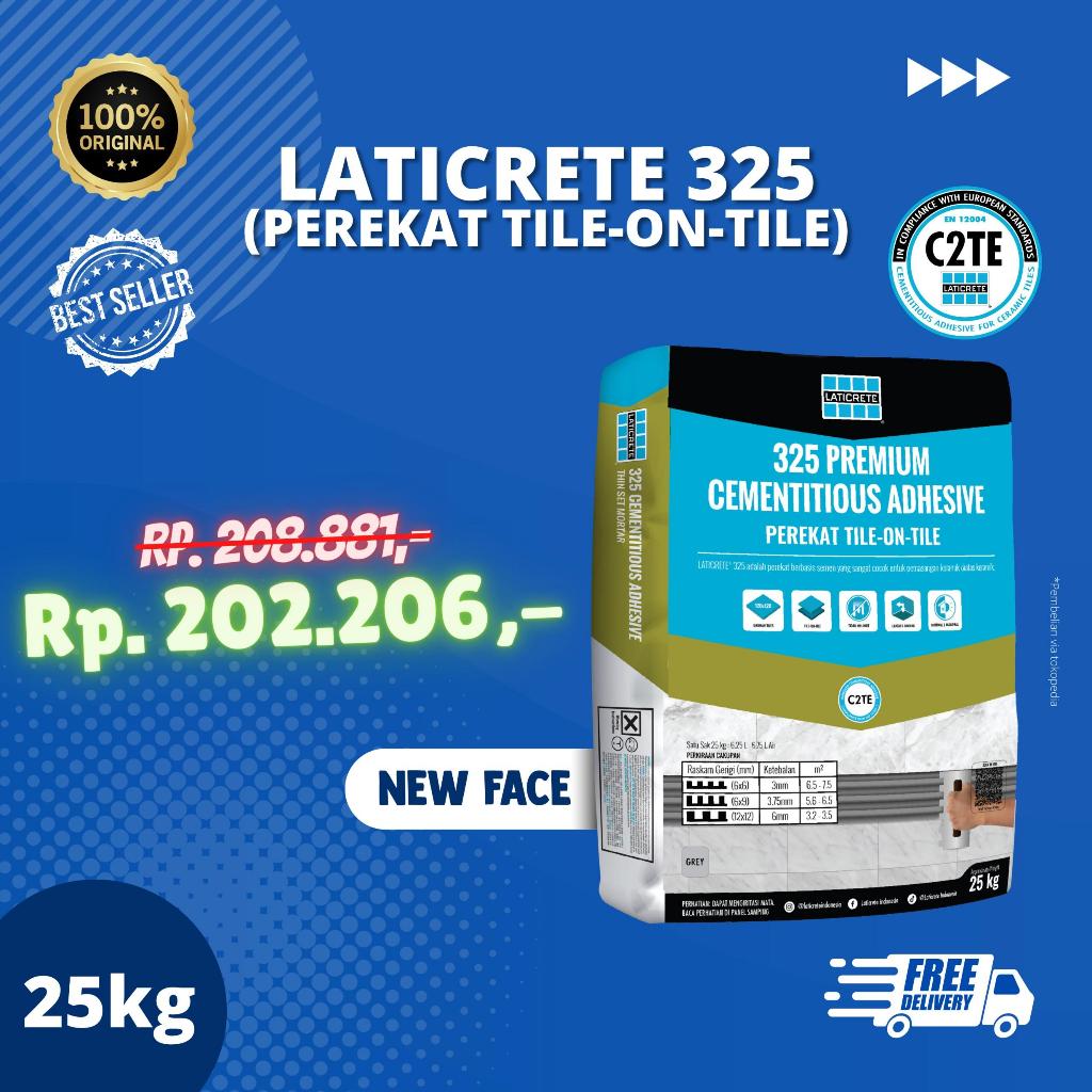 Jual Laticrete 325 Tile Adhesive 25kg - Perekat Keramik diatas keramik ...