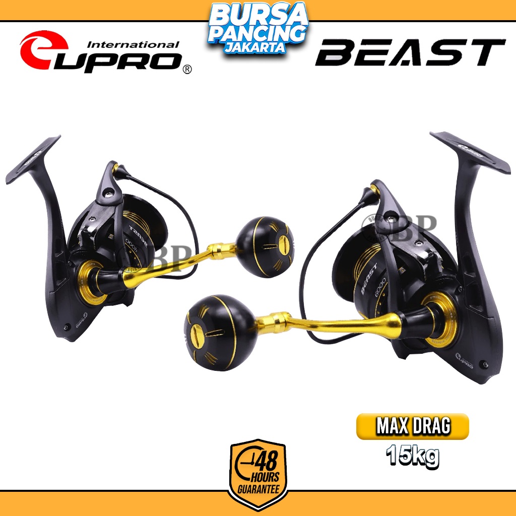 Jual Eupro Reel Spinning Beast III 3000 - 6000 12+1BB Spinning Full ...