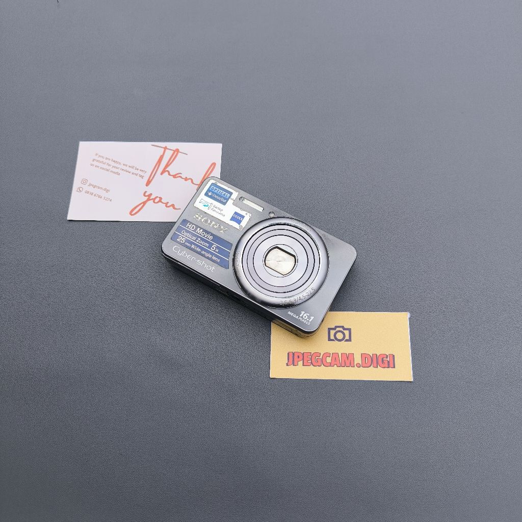 Jual DIGICAM KAMERA DIGITAL SONY CYBERSHOOT DSC W570 GREY LIKE NEW ...