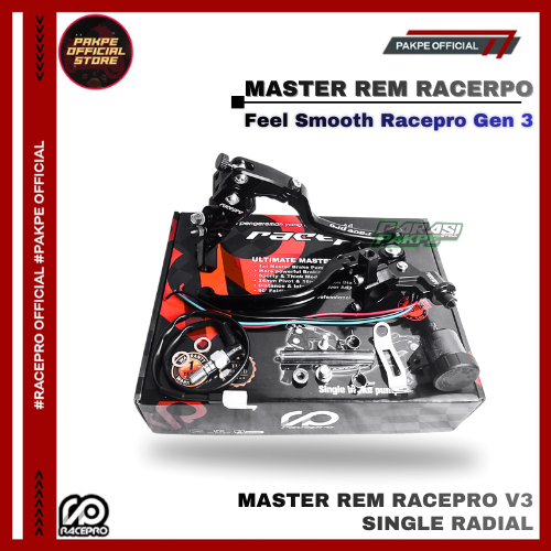 Jual MASTER REM RACEPRO GEN 3 V3 HANDLE KANAN KIRI RACEPRO PEGANGAN REM ...