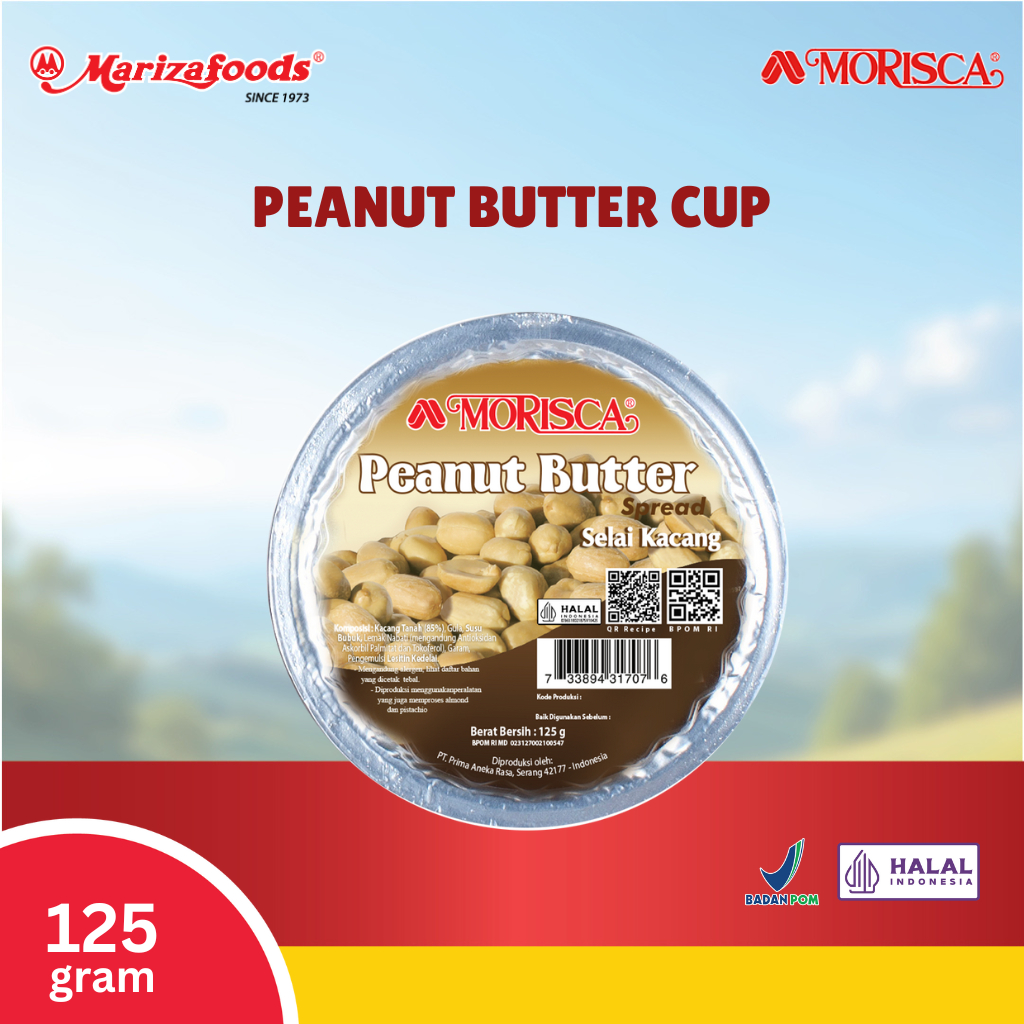 Jual Morisca Peanut Butter Cup 125g - Selai Kacang | Shopee Indonesia