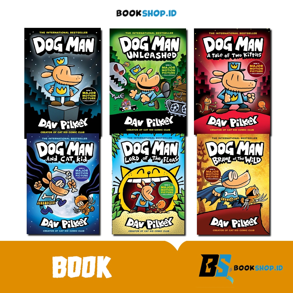 Jual Komik Dogman Dav Pilkey Lucu Edukatif ( 14 Book Series ) | Shopee ...