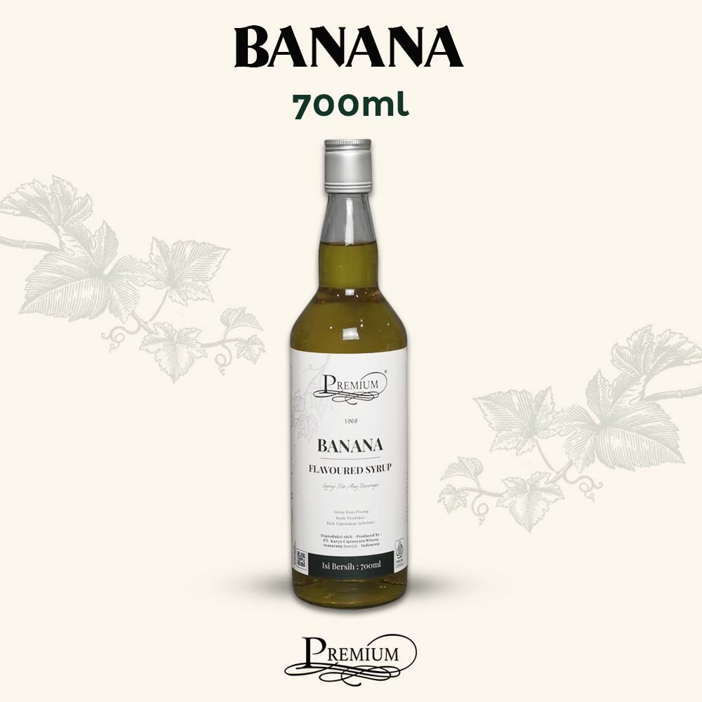 Jual Premium Syrup - Banana 700ml (Minuman Sirup untuk HORECA) | Shopee ...