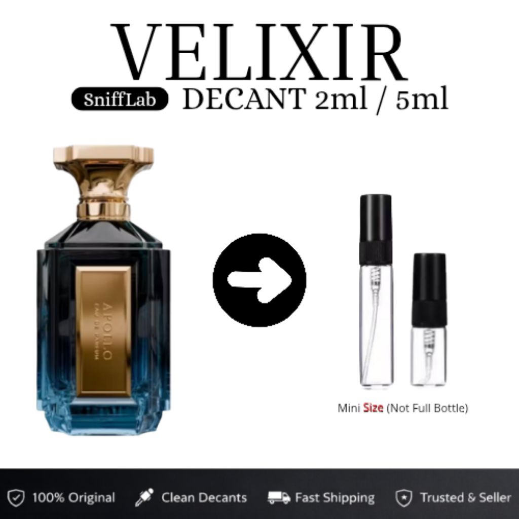Jual Decant Velixir Apollo ORI | 2ml / 5ml | SniffLab | Shopee Indonesia