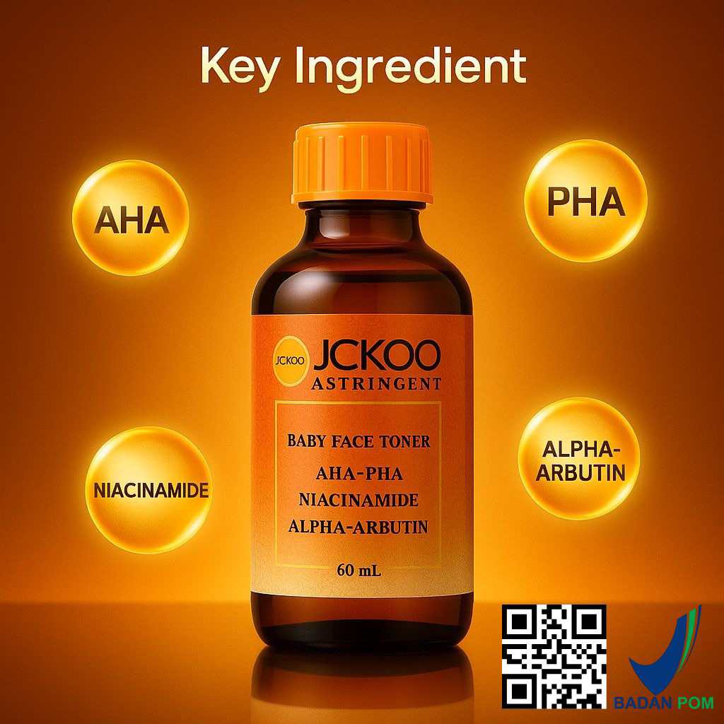 Jual [BPOM] Toner RDL Babyface Jckoo Pembersih Wajah Mencerahkan Muka ...