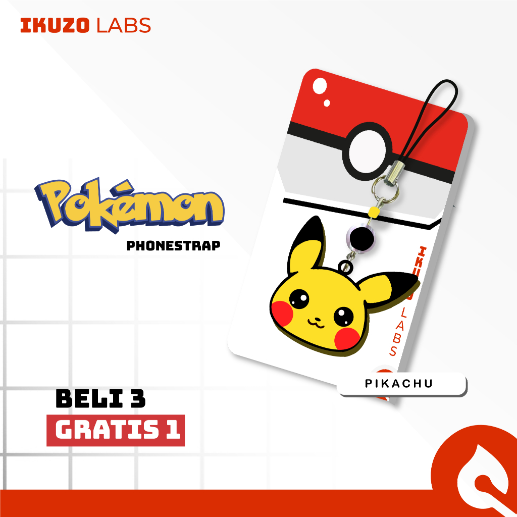 Jual Pokemon Phonestrap By Ikuzolabs | Pikachu charizard anime Raizu ...
