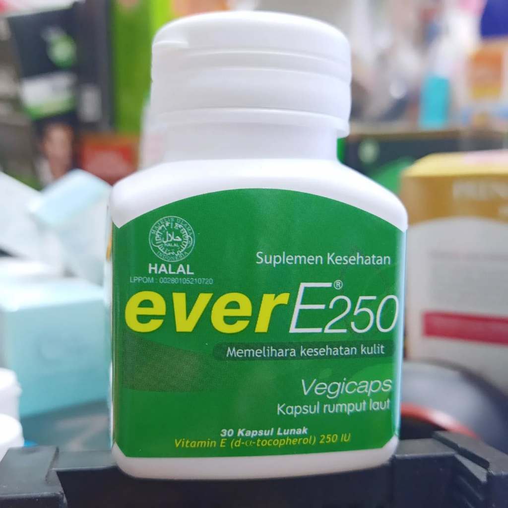 Jual EVER E 250 IU ( 1 BOTOL ISI 30 SOFT Kapsul ) | Shopee Indonesia