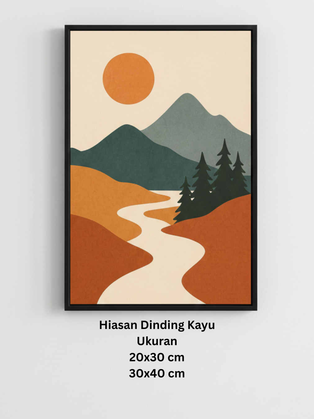 Jual Kkumi Hiasan Dinding Sunset Estetik Hiasan Dinding Ruang Tamu Wall ...