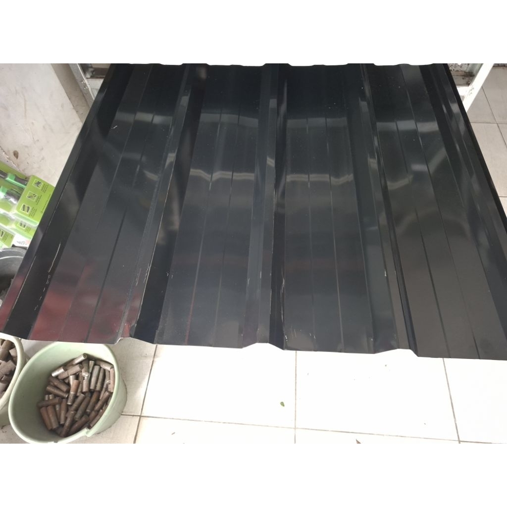 Jual ATAP SPANDEK POLOS WARNA HITAM KETEBALAN 0,35MM | Shopee Indonesia