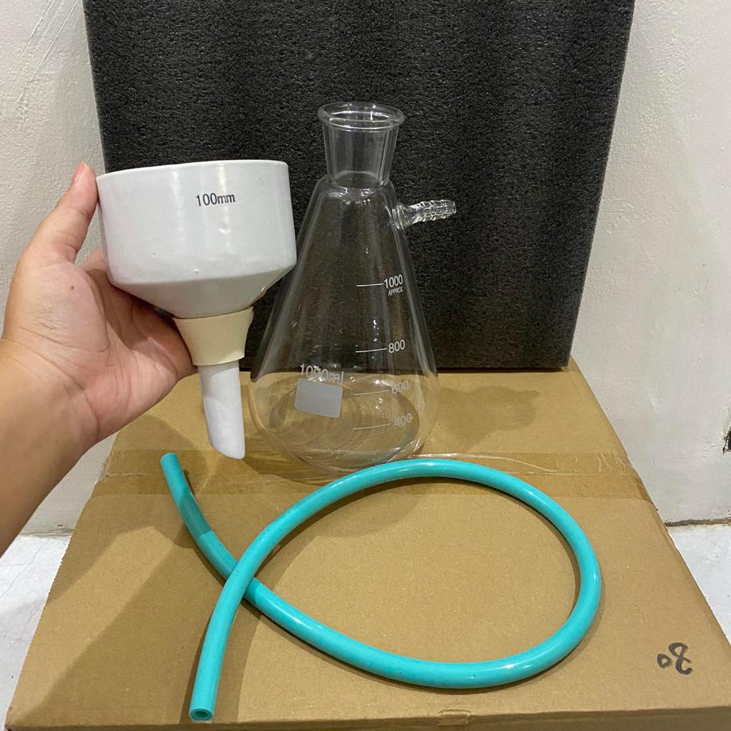 Jual Joanlab Set Buchner 100mm with Filtering Flask 1000ml | Shopee ...