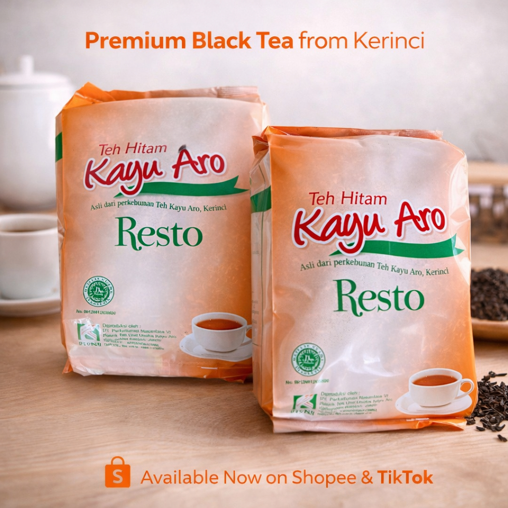 Jual Teh Resto Kayu Aro Khas Jambi / Teh Kayu Aro Premium Kemasan 500 ...