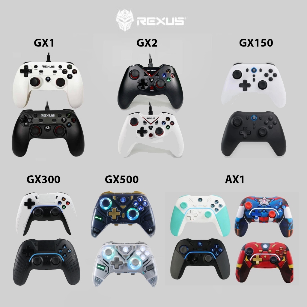 Jual Rexus Gamepad GX1 GX2 GX150 GX300 GX500 AX1 Gladius Asta Asteria ...
