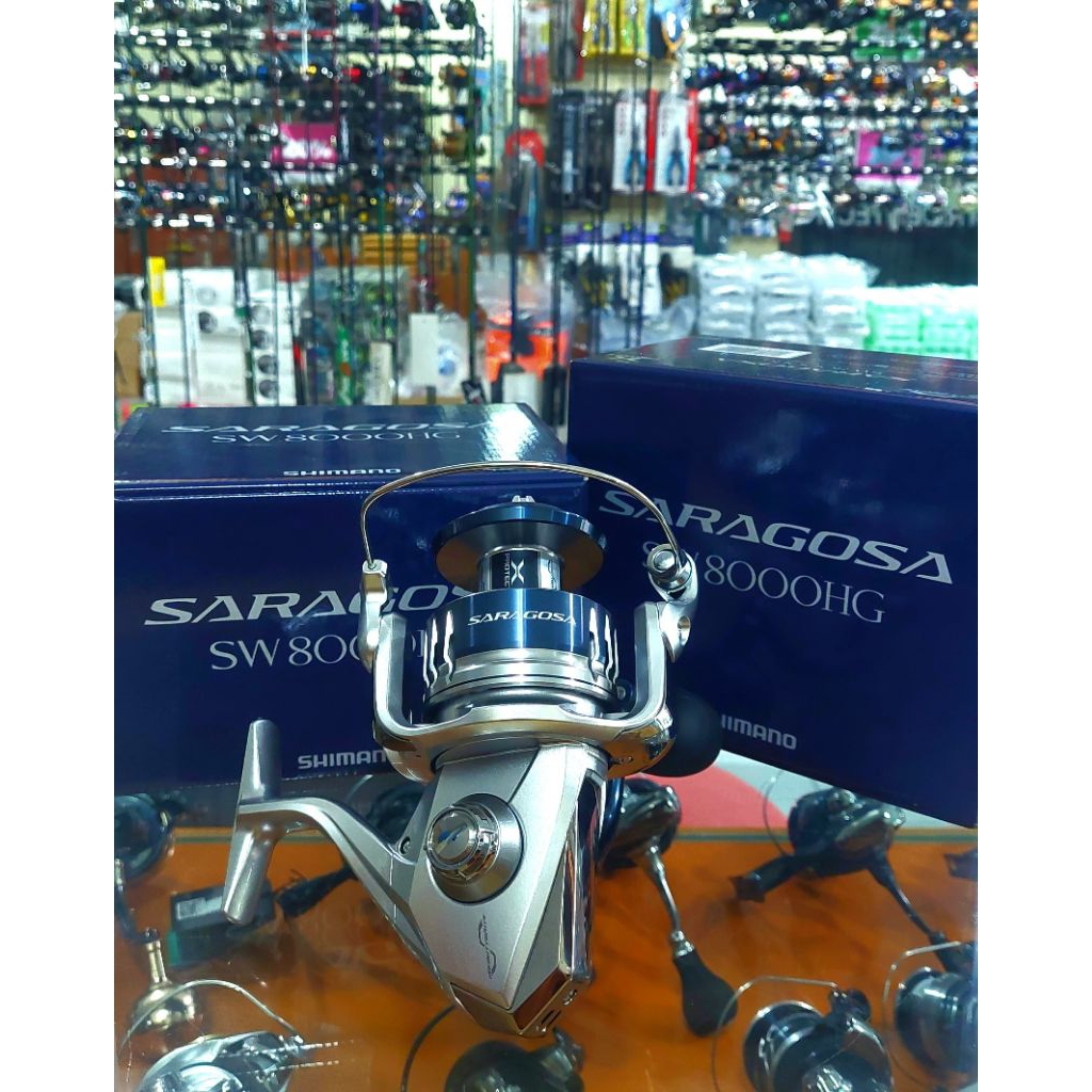Jual REEL SPINNING SHIMANO SARAGOSA SW 8000HG | Shopee Indonesia