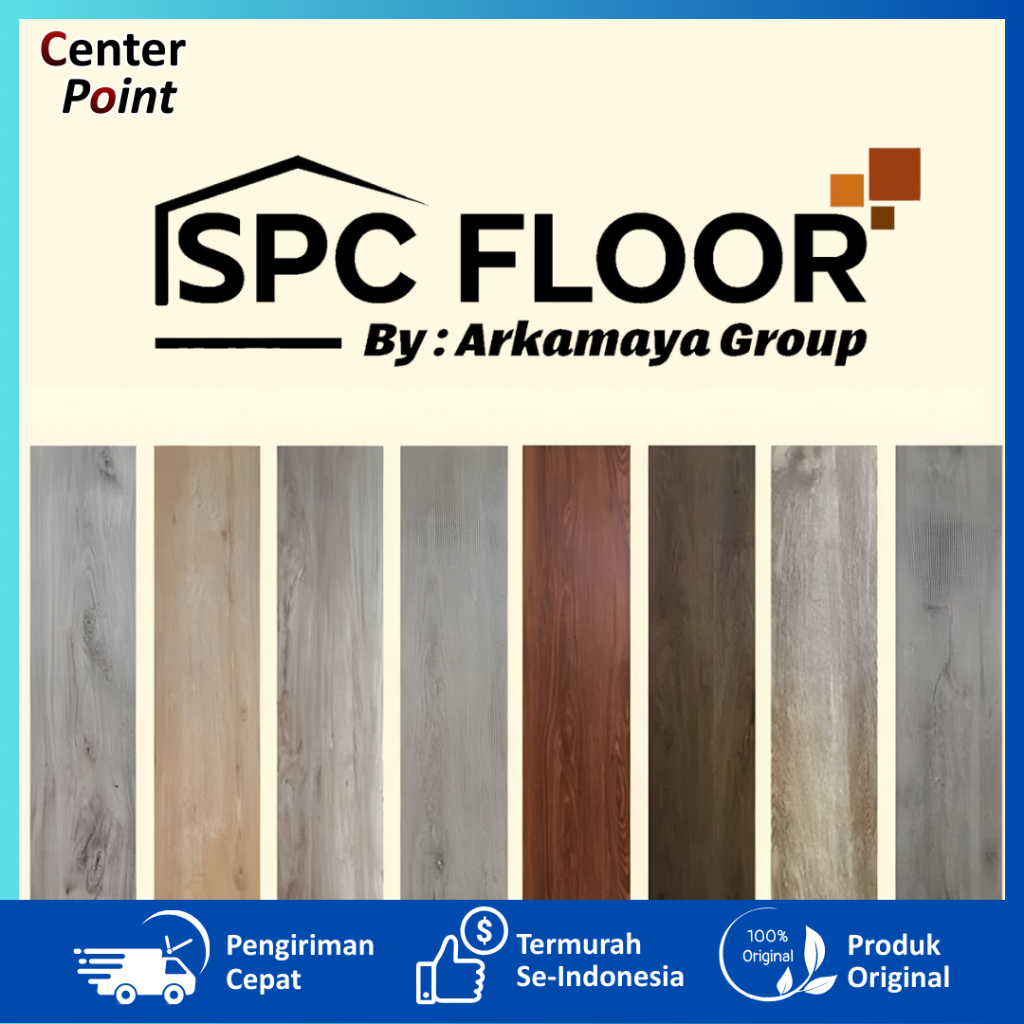 Jual Lantai SPC Flooring Premium Motif Kayu Tebal 5mm | Flooring SPC ...