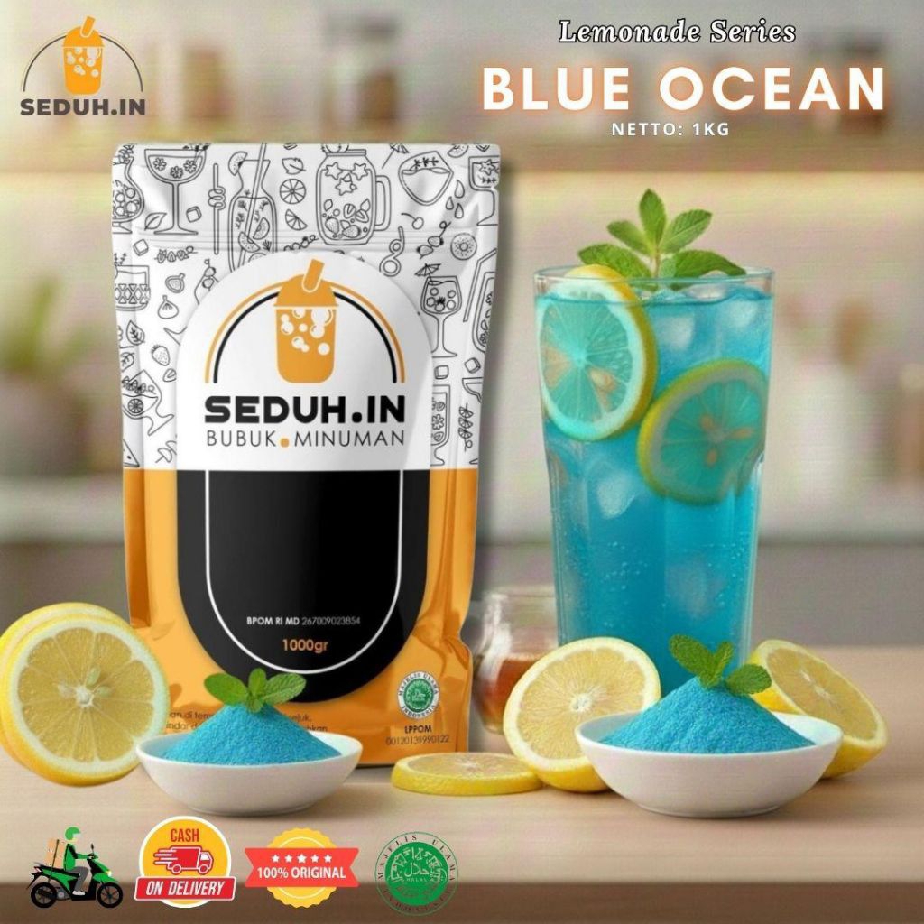 Jual SEDUHIN - OFFICIAL - Blue Ocean Lemon 1KG / Bubuk Minuman | Shopee ...