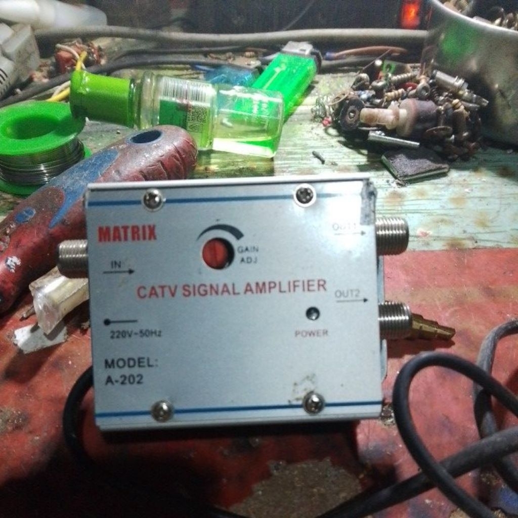 Jual penguat signal tv/stb tv tabung!! cek hidup nyala | Shopee Indonesia