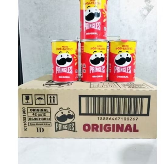 Jual Pringles Mini Original 42gr 1 Karton isi 12 Pcs | Shopee Indonesia