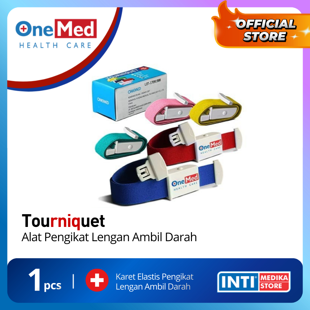 Jual ONEMED - Tourniquet / Alat Pengikat Lengan Ambil Darah | Shopee ...