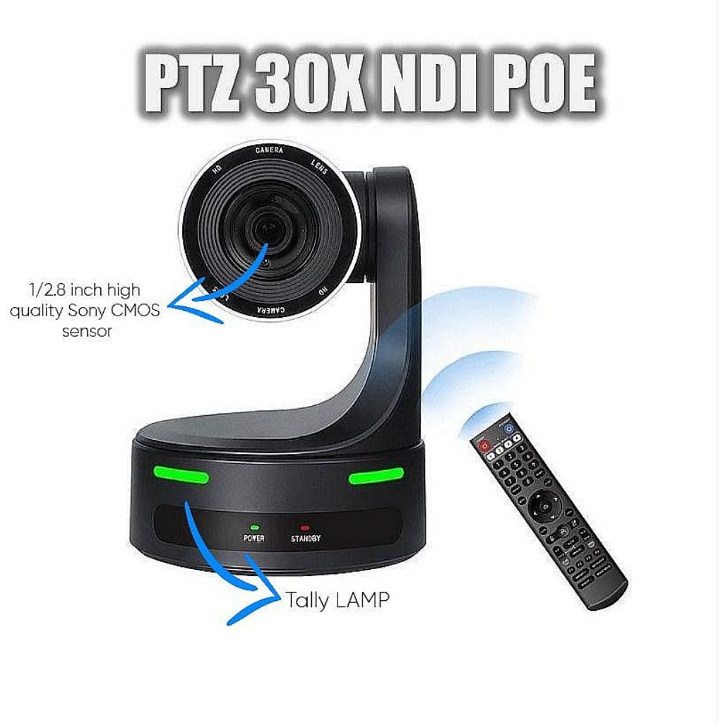 Jual KATO Vision HD86DBN PTZ Camera 30X Optical SDI HDMI NDI POE ...