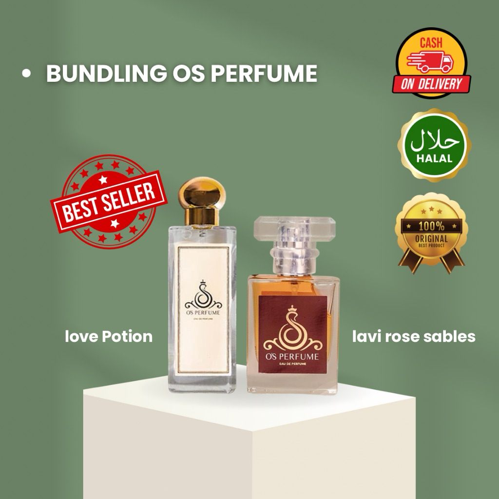 Jual BUNDLING OS PERFUME LOVE POTION + LAVI ROSE SABLES (RED) | Shopee ...