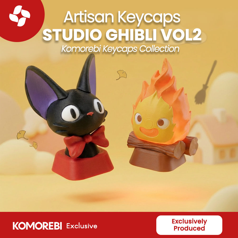 Jual Artisan Keycaps Studio Ghibli Vol 2 Jiji Calcifer Mechanical ...