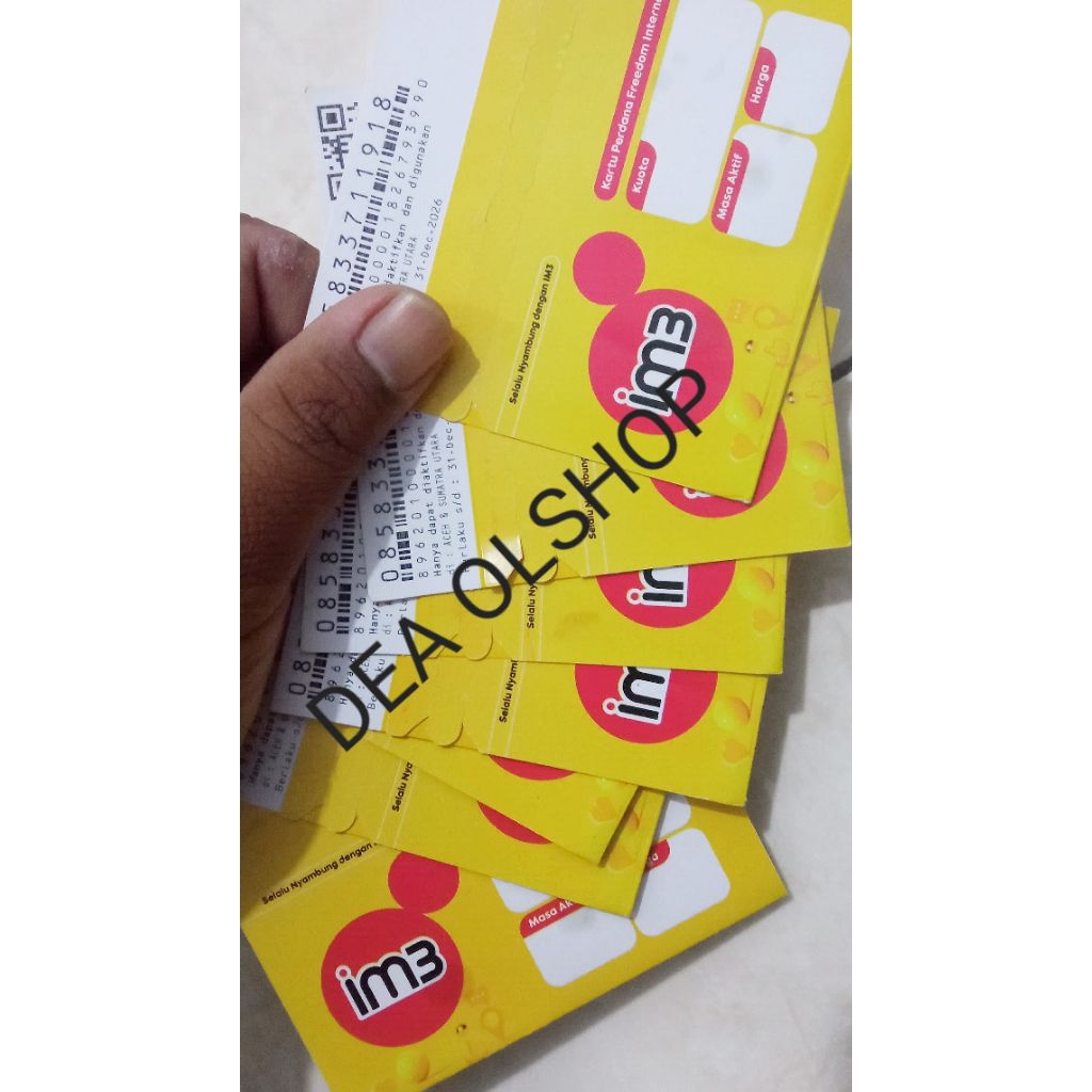 Jual perdana Indosat IM3 baru sudah inject | Shopee Indonesia