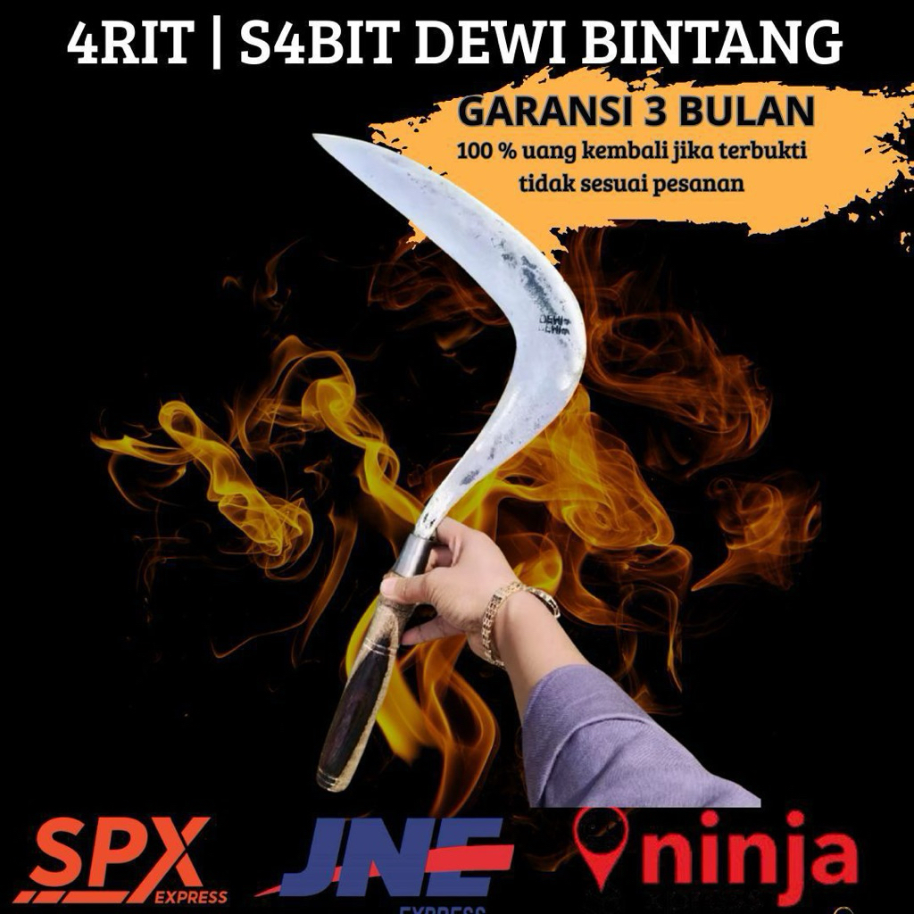 Jual Arit Rumput Jawa Asli Cap Dewi Bintang – Baja Per Tempa ...