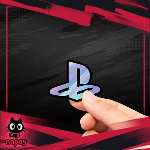 Jual Stiker Hologram Game Playstation Black White Logo V1 | Shopee ...
