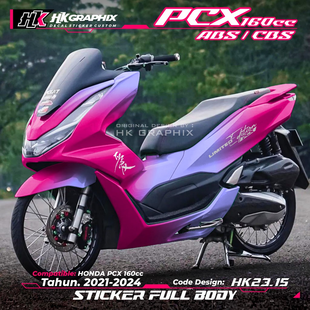Jual COD Sticker Decal PCX 160 Full Body Terbaru 2021 2022 2023 2024 ...